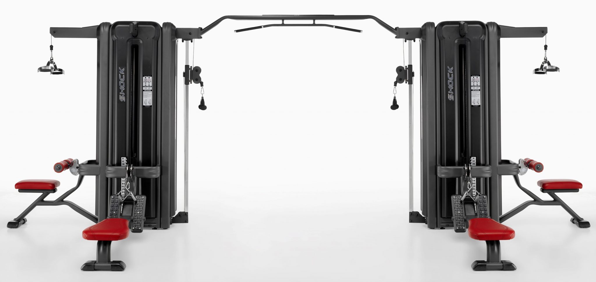 Crossing pulleys eight stations